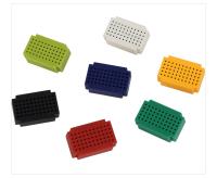 China 55 Tie - Points Solderless Circuit Board , ABS Plastic Solderless Bread Board for sale