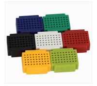 China Colorful ABS Plastic Round Bread Boards 45 Tie - Point  For Circuit Testing for sale