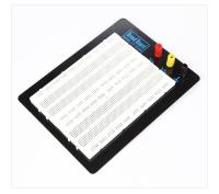 China White Solderless Breadboard Prototyping Board With 3 Binding Posts for sale