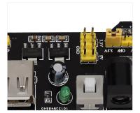 China Solderless Breadboard Kit 3.3V 5V Plug-In Breadboard Power Supply for sale