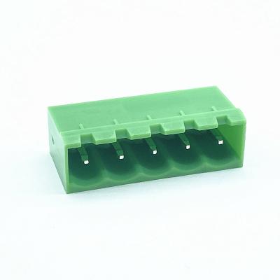 中国 5 Pin 5.0 5.08mmピッチのScrewlessの男性の差込式のターミナル ブロック 販売のため