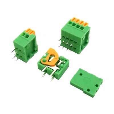 中国 狭い間隔をあける2.54 mm Screwless PCBのばねのターミナル ブロック150V 4A 販売のため
