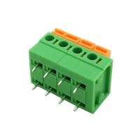 China 300V 10A Screwless Quick Fit PCB Spring Terminal Block for sale