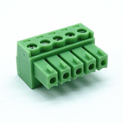 Cina Connettore Pluggable 300V 8A HQ15EDGK 3.5mm/3.81mm del cavo del PWB in vendita