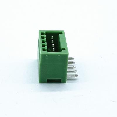 Cina 2-24 angolo retto di spaziatura stretto della spina HQ15EDGRC del blocchetto di termine di Pali 2.5/2.54mm in vendita