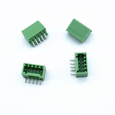 Cina 2-24 angolo retto di spaziatura stretto della spina HQ15EDGRC del blocchetto di termine di Pali 2.5/2.54mm in vendita