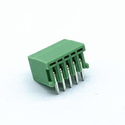 Cina 2-24 angolo retto di spaziatura stretto della spina HQ15EDGRC del blocchetto di termine di Pali 2.5/2.54mm in vendita