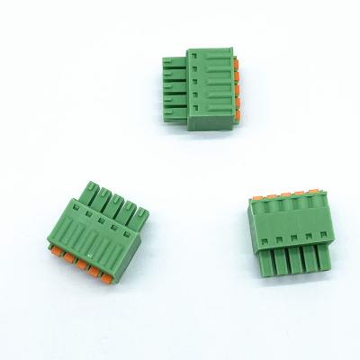 Cina Passo Pluggable del connettore HQ15EDGKD-3.5/3.81mm del blocchetto terminali di PA66 28-16AWG in vendita