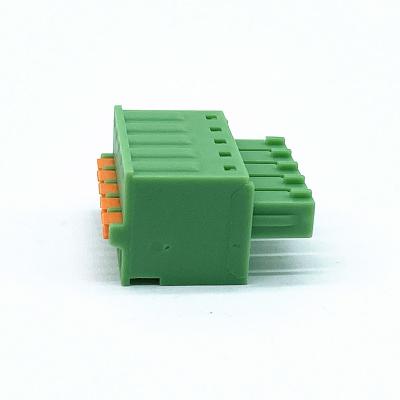 Cina Passo Pluggable del connettore HQ15EDGKD-3.5/3.81mm del blocchetto terminali di PA66 28-16AWG in vendita