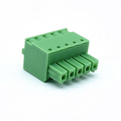 Cina Passo Pluggable del connettore HQ15EDGKD-3.5/3.81mm del blocchetto terminali di PA66 28-16AWG in vendita