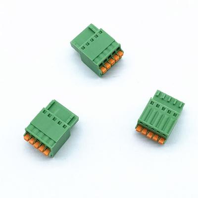 Cina terminale di vite Pluggable del passo di 2.5mm 2.54mm 150V 5A HQ15EDGKD elettrico in vendita