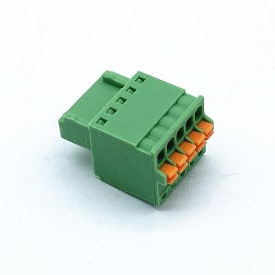 Cina terminale di vite Pluggable del passo di 2.5mm 2.54mm 150V 5A HQ15EDGKD elettrico in vendita