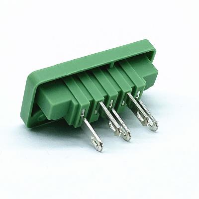 中国 ネジ式差込式のターミナル ブロックHQ15EDGWB-3.81mmピッチの黄銅 販売のため