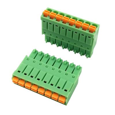 中国 300V 8Aはターミナル ブロックHQ15EDGKN 3.5mm 3.81mmピッチで差し込む 販売のため