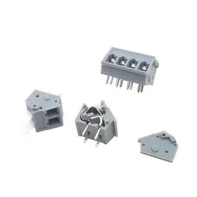 Китай Тангаж терминального блока HQ243-5.0mm провода весны PCB Screwless продается