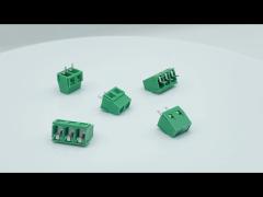 Поляки терминального блока 2 винта Pcb HQ127V-5.0/5.08mm придают квадратную форму электрическому