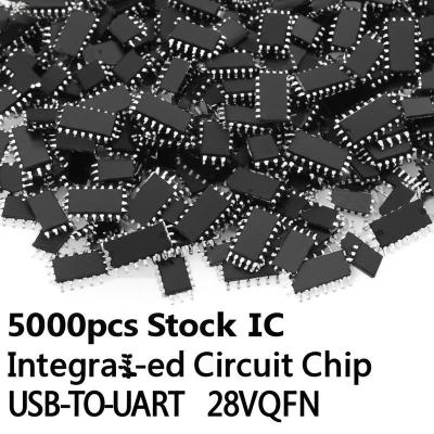 China 5000pcs Stock IC Integrated Circuit Chip USB-TO-UART BRIDGE 28VQFN for and Efficiency for sale