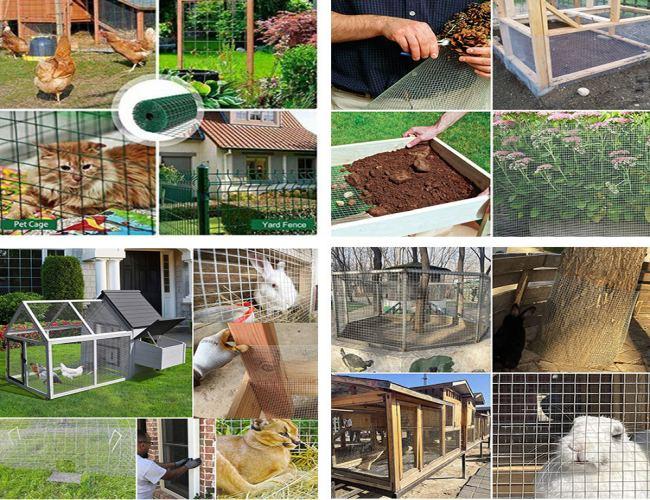 Welded wire mesh rolls ready for packaging and shipping