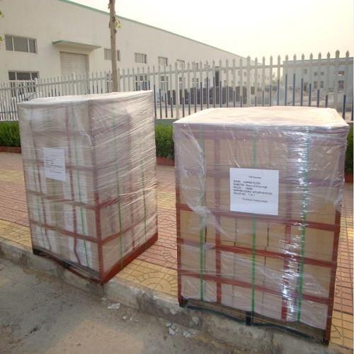 Packaged woven wire mesh screen ready for shipment
