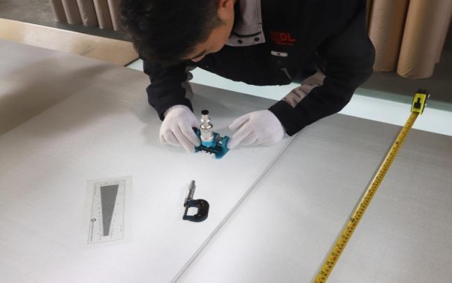 Rolled woven wire mesh screen ready for shipping