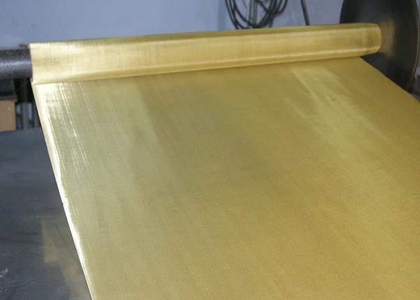 High Bright Decorative Brass Wire Mesh Roll Woven Wire Screen Cloth 1m-50m