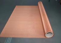 China Rustproof Pure Copper Woven Wire Mesh Screen High Electrical Conductivity for sale
