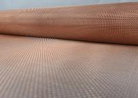 China Rustproof Pure Copper Woven Wire Mesh Screen High Electrical Conductivity for sale