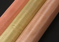 China Rustproof Pure Copper Woven Wire Mesh Screen High Electrical Conductivity for sale