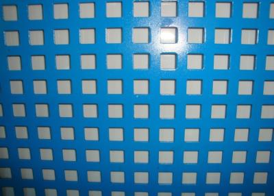 China White Square Perforated Mesh Sheet with PVC Coating for sale