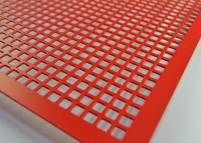 China White Square Perforated Mesh Sheet with PVC Coating for sale