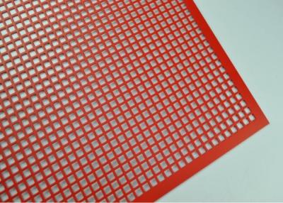 China White Square Perforated Mesh Sheet with PVC Coating for sale