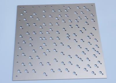 China Silver Perforated Sheet with Customizable Hole Shapes for sale