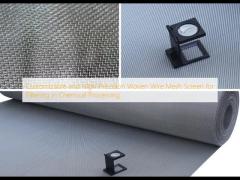 Customizable High Precision Woven Mesh Screen For Filtering In Chemical Processing