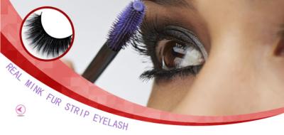 China OEM/Private Label wholesale price hand-tied synthetic silk strip eyelashes for reseller for sale