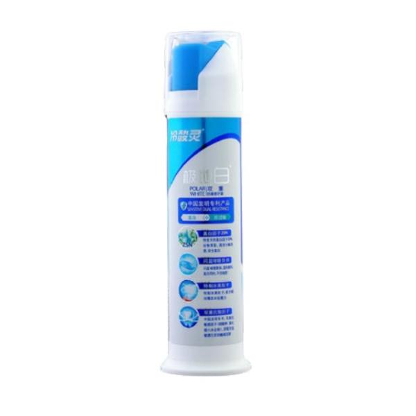 Quality PP Custom Color Airless Toothpaste Pump Tube For 100ml 110ml Toothpaste Empty for sale