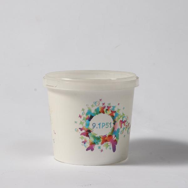 Quality PP Material Disposable Yogurt Cup Injection Molding for Custom Printed Ice Cream for sale