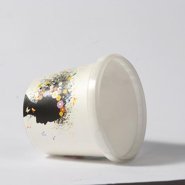 Quality PP Material Disposable Yogurt Cup Injection Molding for Custom Printed Ice Cream for sale