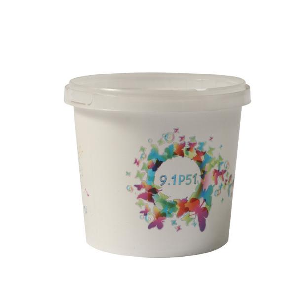 Quality PP Material Disposable Yogurt Cup Injection Molding for Custom Printed Ice Cream for sale