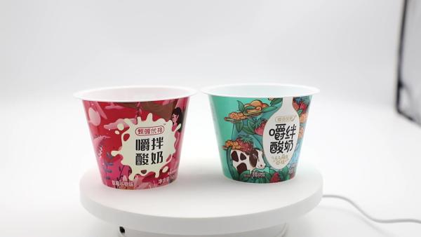 Quality Disposable Plastic Cups Custom Logo Cake Yogurt Jelly Dessert Plastic Ice Cream for sale