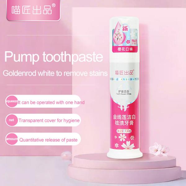 Quality Squeeze Toothpaste Repair Gums and Whiten Teeth with Herbal Ingredient OEM for sale