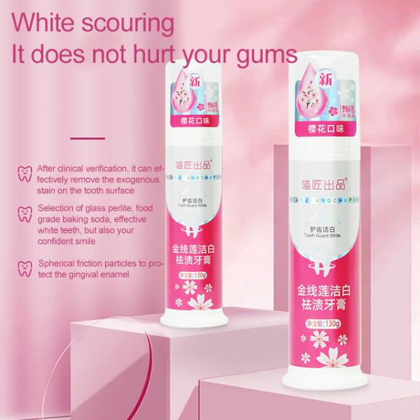 Quality 3 Flavor Press Foam Toothpaste Household For Durable Teeth And Healthy Gums for sale