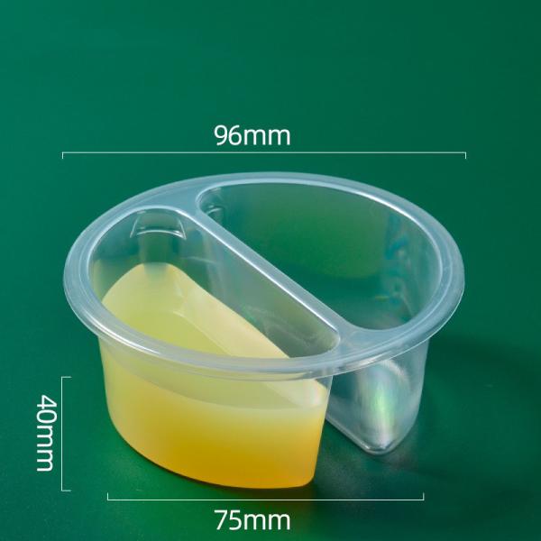Quality Other Food Customized Color Disposable Plastic Mini Yogurt Condiment Cup with for sale