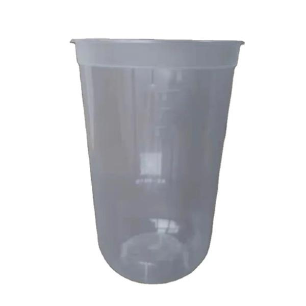 Quality 500ml Bubble Boba Tea U Shape Plastic Cup for Milk Shake Smoothie and Other Beverages for sale