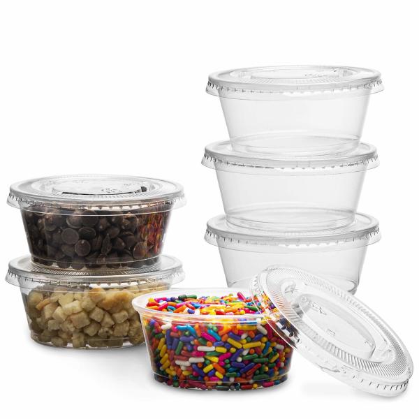 Quality Food Packaging Round Box Foam Custom Disposable Cups with Injection Molding Lids for sale