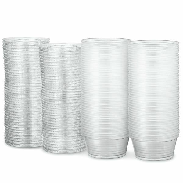 Quality Food Packaging Round Box Foam Custom Disposable Cups with Injection Molding Lids for sale