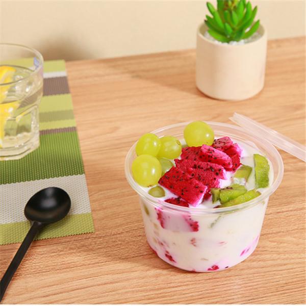 Quality 2024 Outdoor Camping Plastic Yogurt Cup with Offset Printing and Leak-Proof for sale