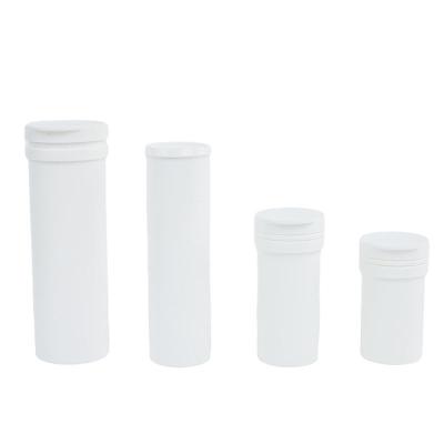 China Effervescent Tablet Empty White Pill Plastic Bottle with Cap Food Grade PP As Picture for sale