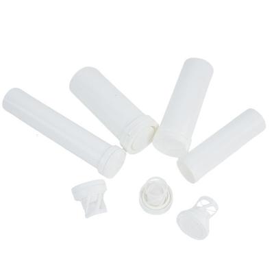 China PP Empty Effervescent Tablets Tube for Collagen Vitamin Packaging Support Custom Logo for sale