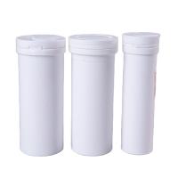 China PP Collar Material Compressed Tablets Empty Effervescent Tablet Container Tube with Cover for sale