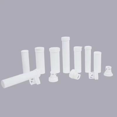 Cina OEM ODM 144mm Vitamina Effervescente compresse tubi con logo bianco e Twist Lock Cap in vendita